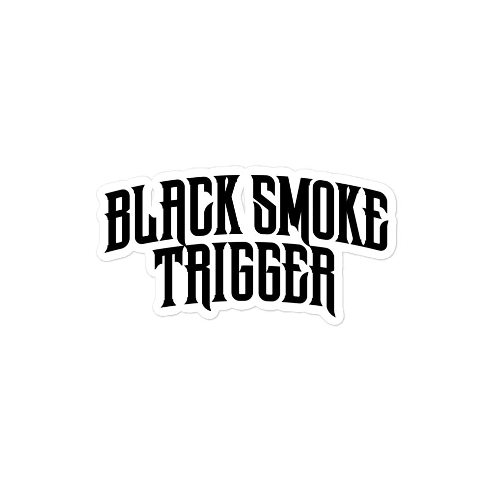 Black Smoke Trigger Sticker
