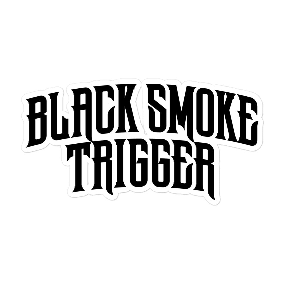 Black Smoke Trigger Sticker